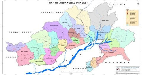 MAP OF AP | Arunachal Tourism